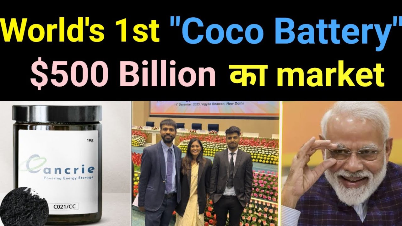 This IIT Startup invented WORLD'S First Coconut Battery Technology — 2X ...