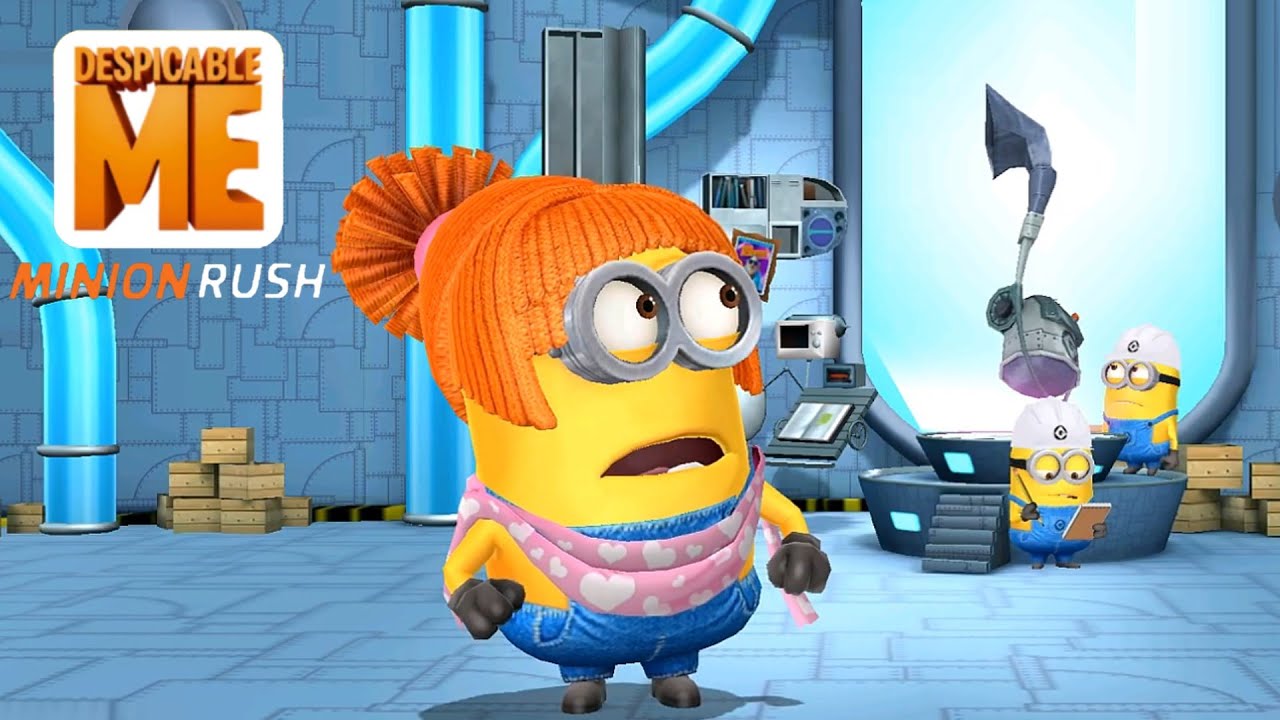 Minion Rush Lucy Minion Golden Ticket Costume Grus Lab Gameplay