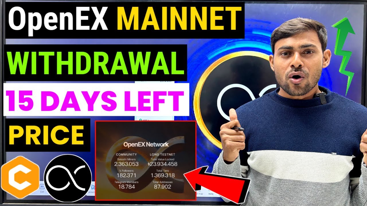 Openex Mainnet Launching Core Dao🤩 Oex Coin Withdrawal And Oex Price
