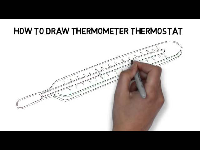 How To Draw A Thermometer