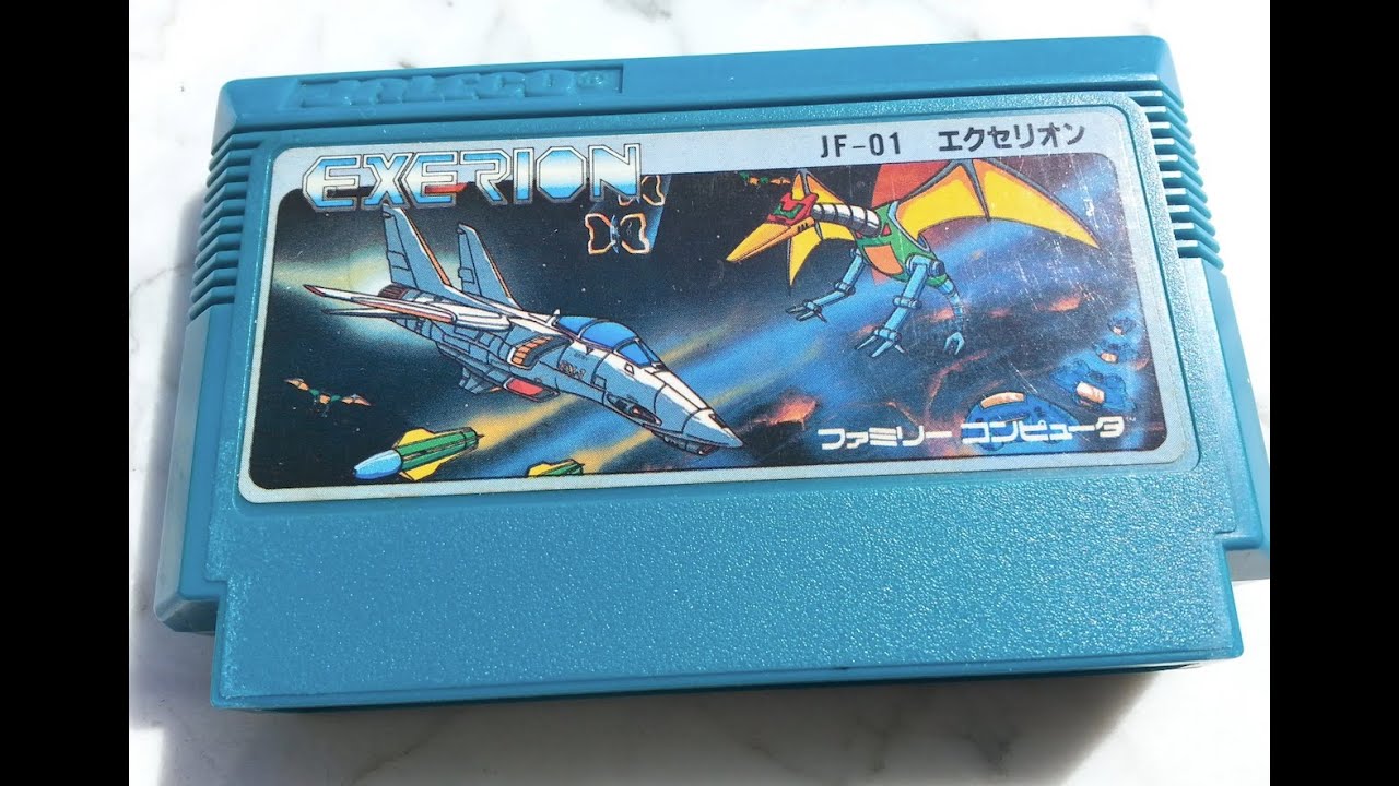Classic Game Room - EXERION review for Nintendo Famicom - YouTube