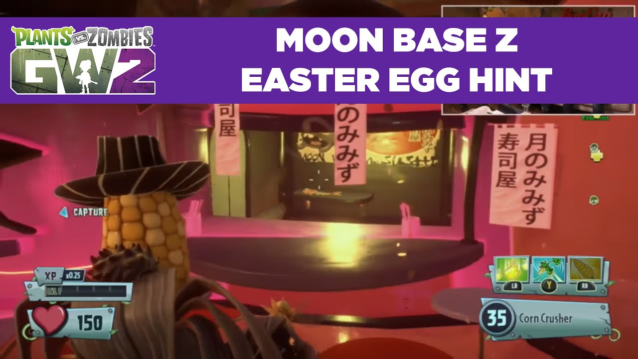 Moon Base Z Easter Egg Hint | Plants vs. Zombies Garden Warfare 2 - YouTube