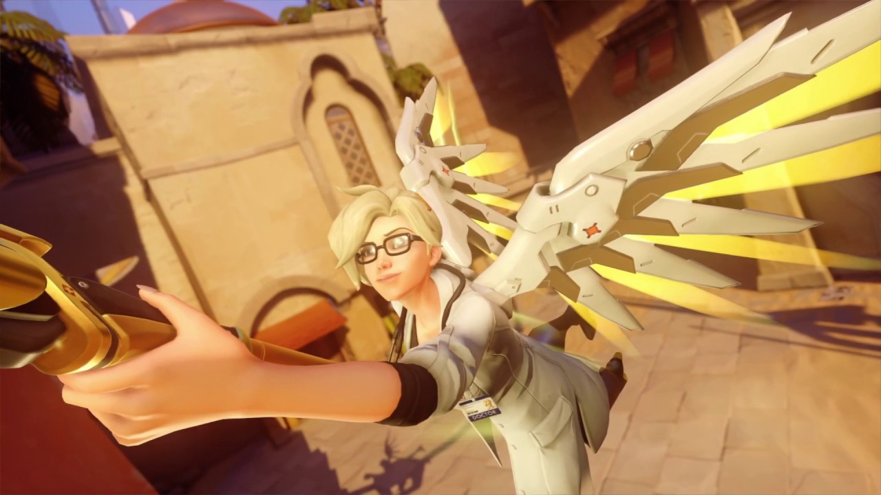 Mercy Dr. Ziegler Skin Demo (2019/11 Event)(Golden Weapon)(PS4) - YouTube