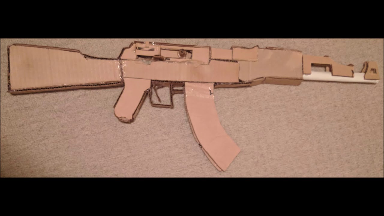 cardboard m4 - YouTube