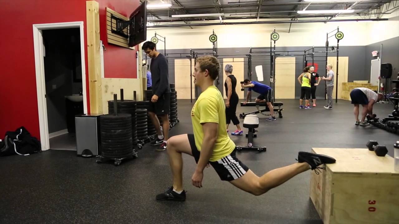 Bulgarian Split Squat Demo CrossFit Impact - YouTube