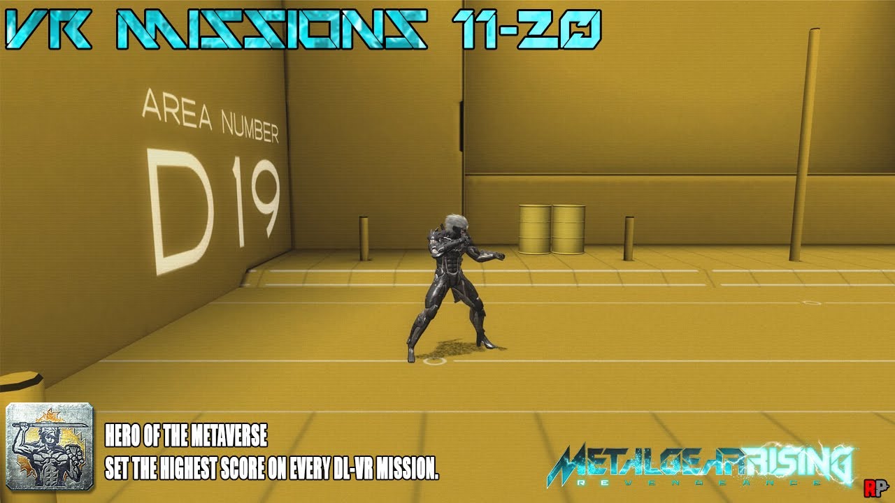 Metal Gear Rising: Revengeance - VR Mission Expansion (DLC) Missions 11 ...