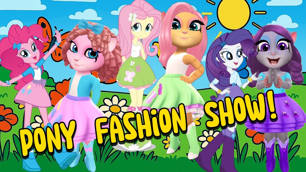 My Little Pony Makeover! Fashion Show with Pinkie Pie, Fluttershy, and ...