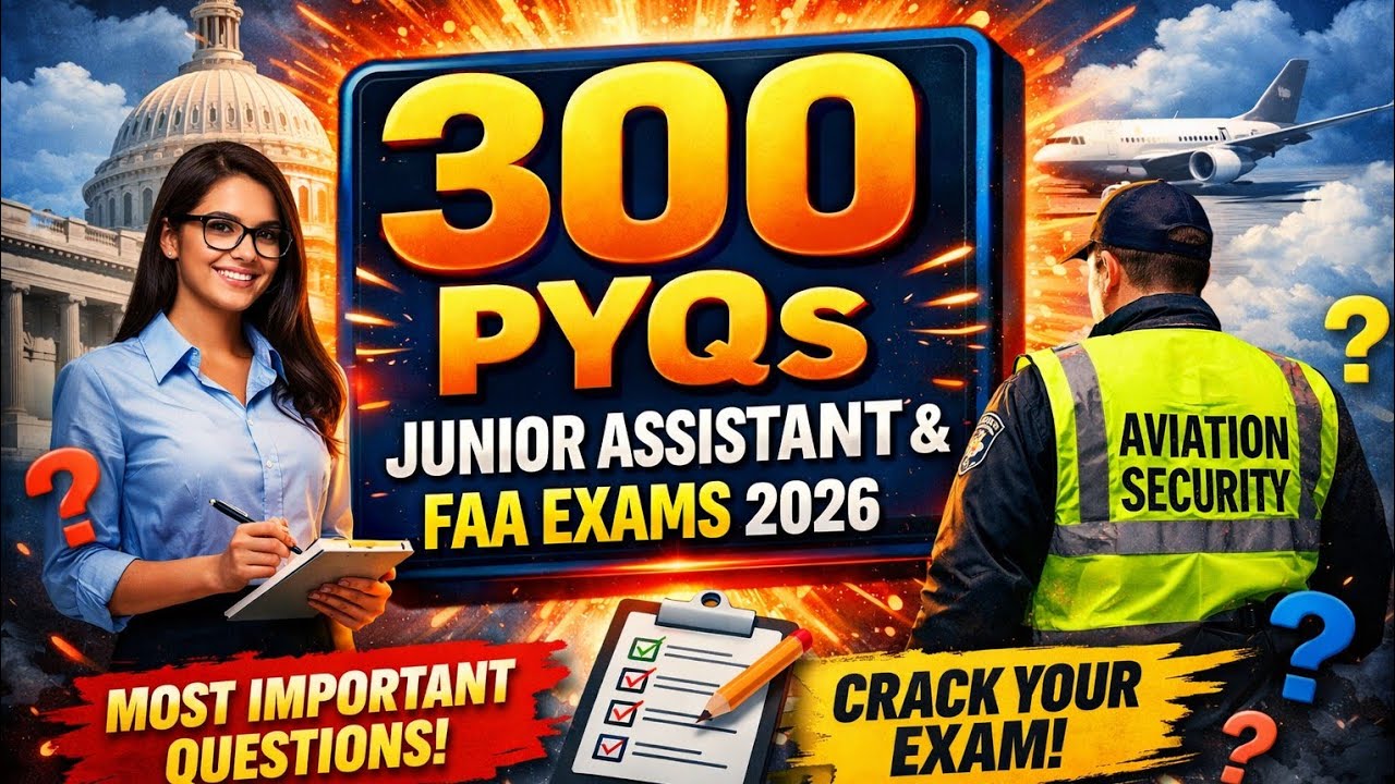 Previous year questions for jkssb junior assistant and faa exams 2026 ...