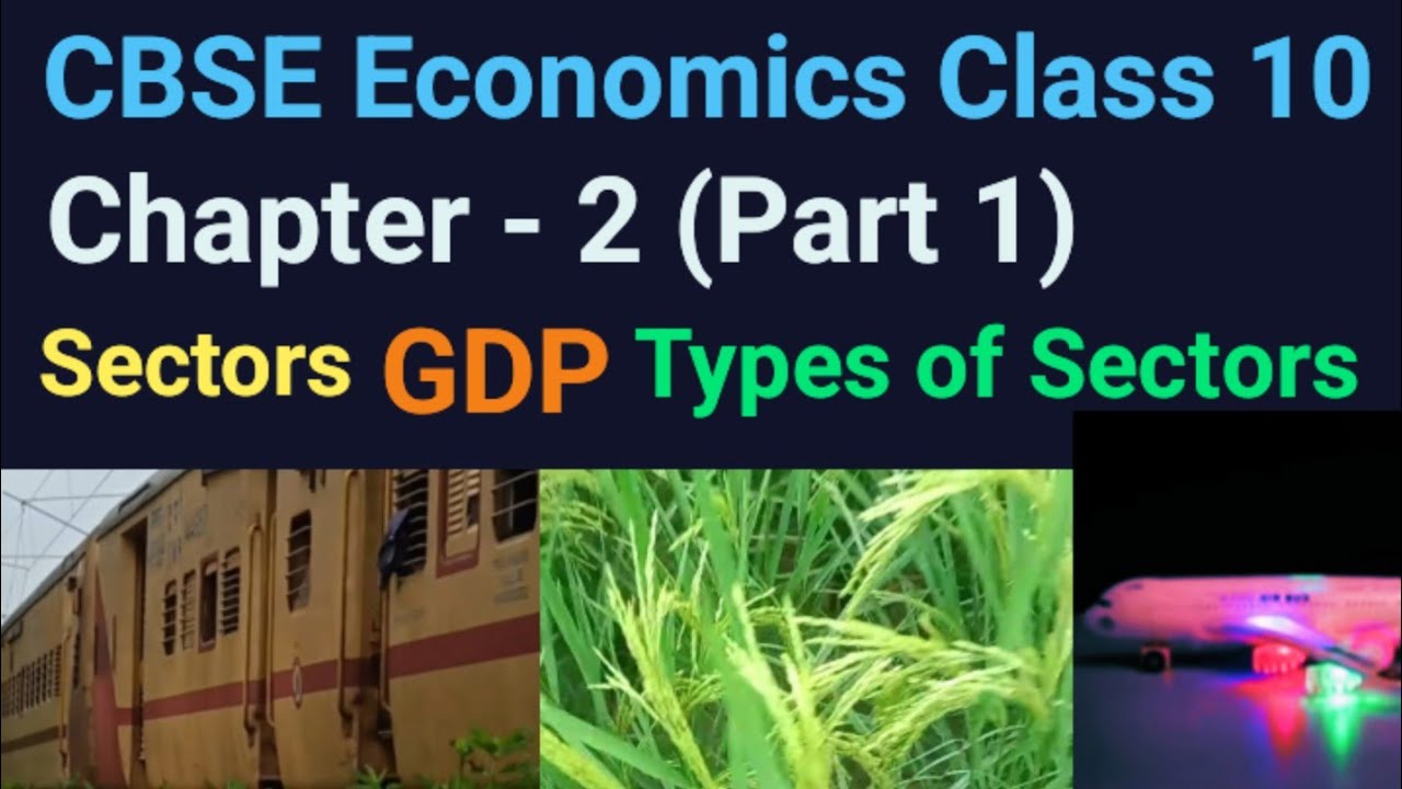 Sectors & its types | Chapter 2 | (Part -1) | Economics | Class 10 ...