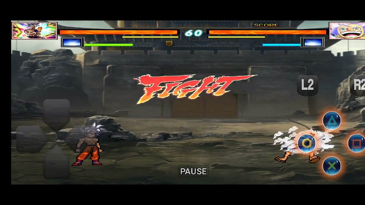 Luffy Gear 5 vs Goku MUI | Epic Battle in Jump Force Mugen - YouTube