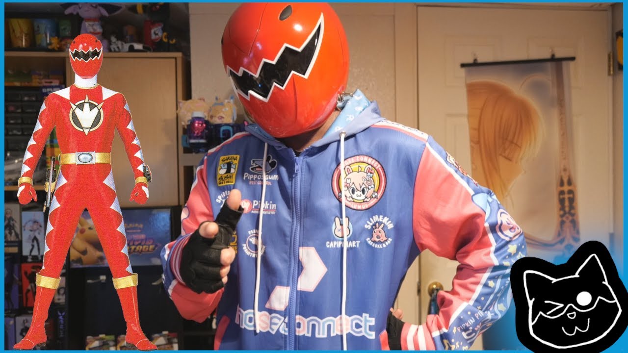 [Unboxing] Power rangers Dino Thunder/Super Sentai Aba Red cosplay ...