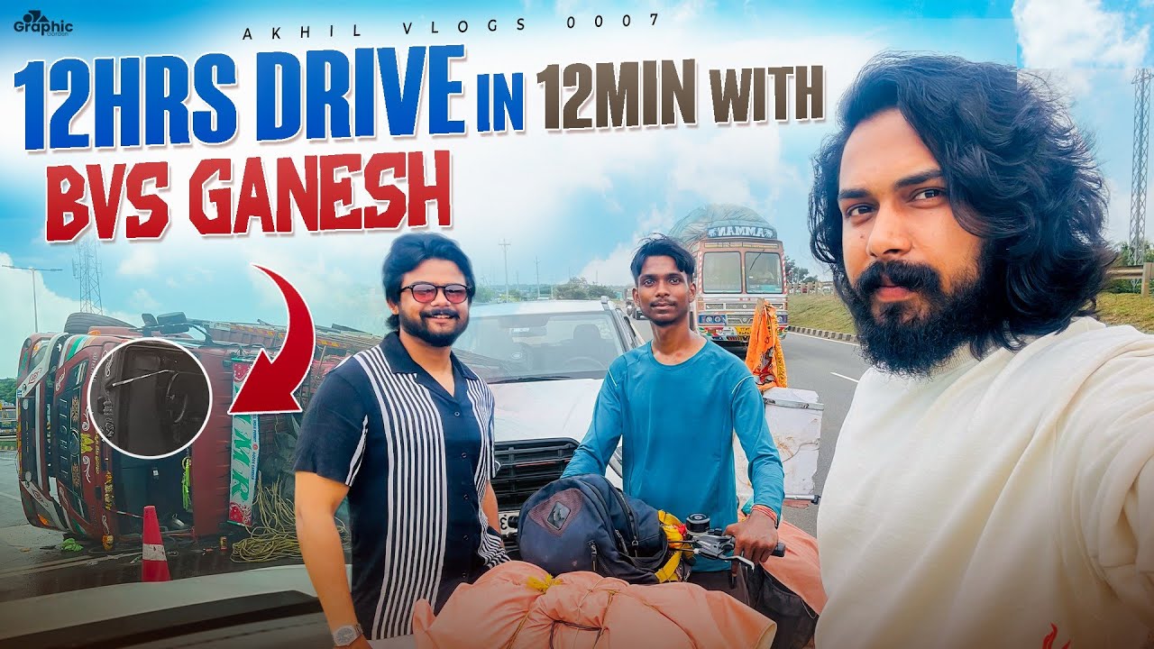 12hrsdrive in 12min with bvs ganesh || Vizag to Hyderabad ...
