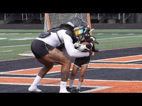 Boom Jr. 5U football IQ training - YouTube