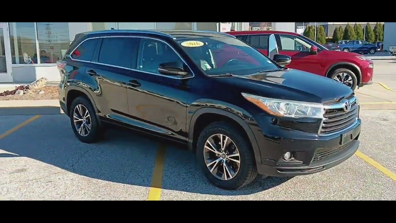 2016 Toyota Highlander XLE - YouTube