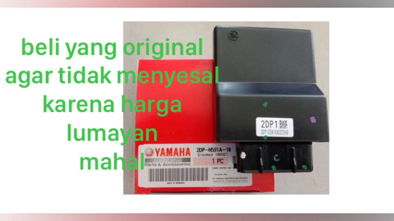 unboxing ecu nmax non abs original yamaha genuine part 2dp h591a 10 ...