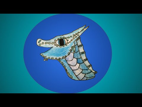 How to draw a SeaWing wings of fire - YouTube