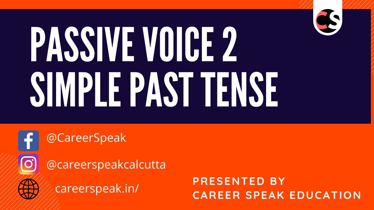 LEARN ENGLISH GRAMMAR: Passive Voice 2: Simple past tense - YouTube