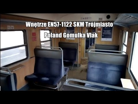 19.01.2024 EN57-1122 wnętrze i dźwięk Gdynia vlak gomulka EN57 poland train pociąg bahn - YouTube