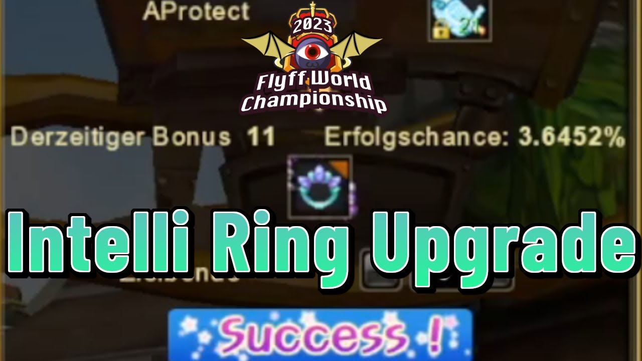 Flyff Universe - Intelli Ring Upgrade mit 144 AProtects! - YouTube