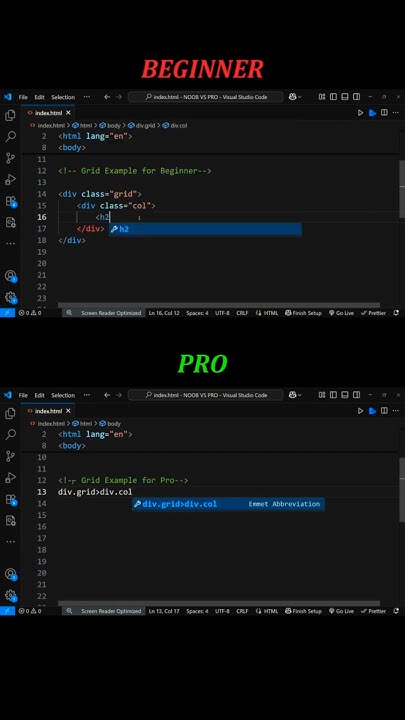 Junior Vs Senior | Noob vs Pro | Developer #webdevelopment #webdesign #html #css #coding # ...