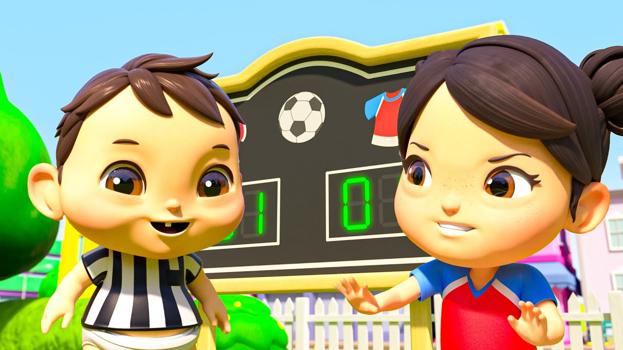 ⚽Working as a Soccer Team | Learning Songs for Kids 🎶 | Sing Along ...