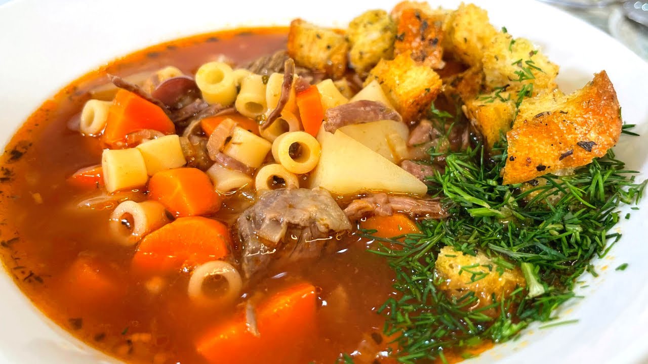 Вкусный Суп на каждый день который Понравится Всем Суп с говядиной и