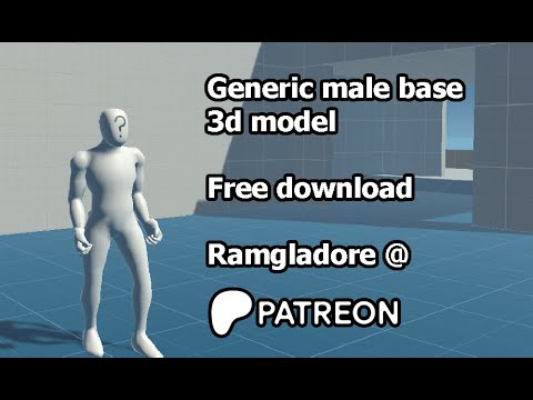 Generic man 3D model - YouTube