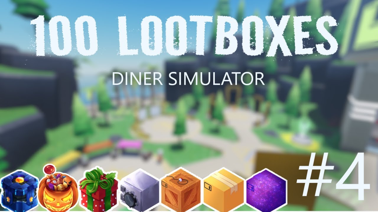 OPENING 100 LOOTBOXES!!! - 450 - Roblox Diner Simulator - YouTube