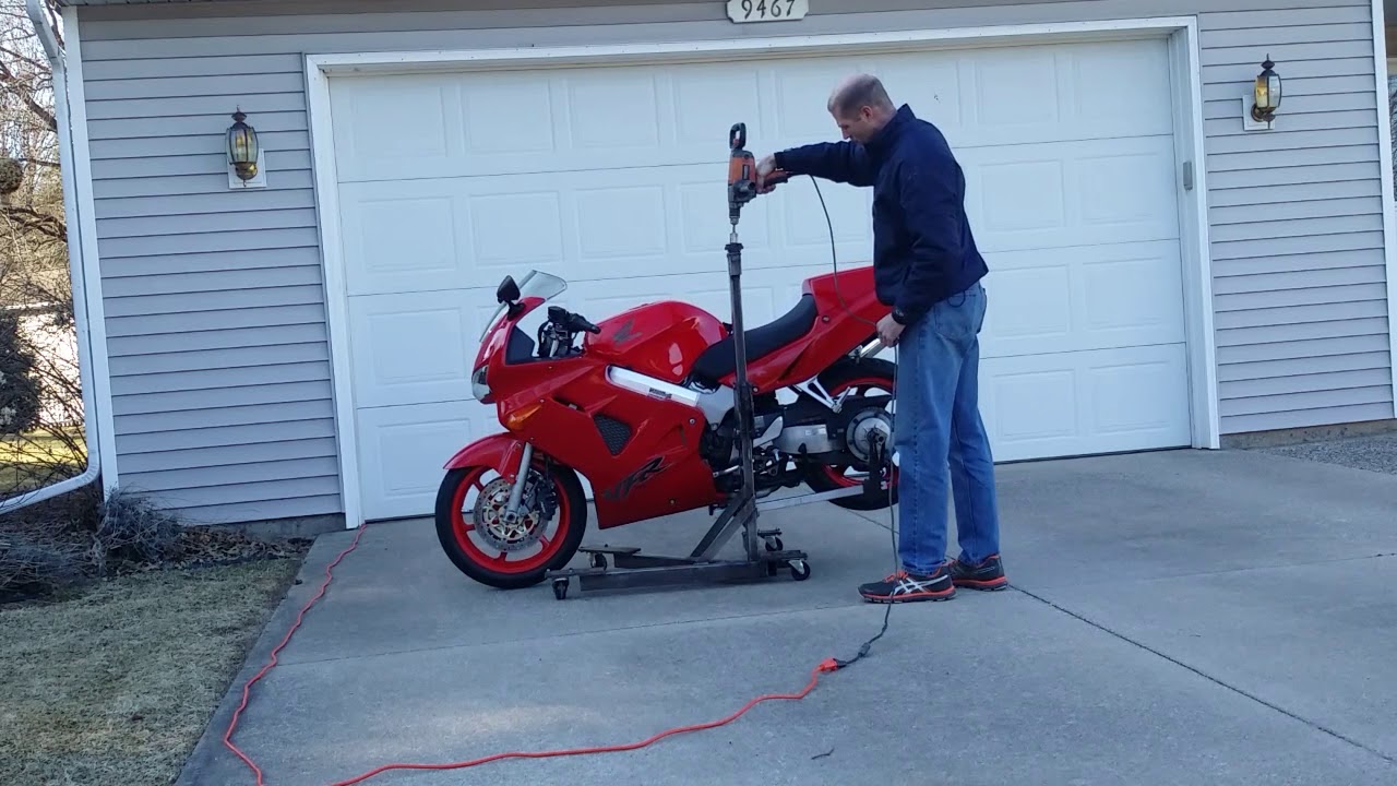 Sportbike Lift - The Results Of A DIY Project - YouTube