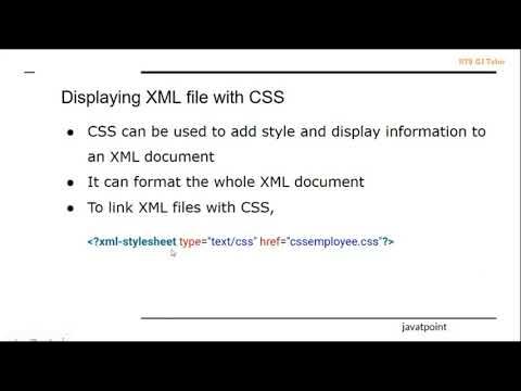 KTU CS368 Web Technologies|S6 CS|Module 5 Part 3|Display XML raw file and display XML file with ...