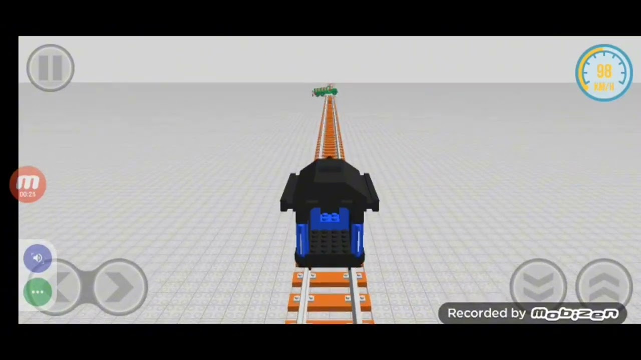 Lego small locomotive crash (draw bricks) - YouTube