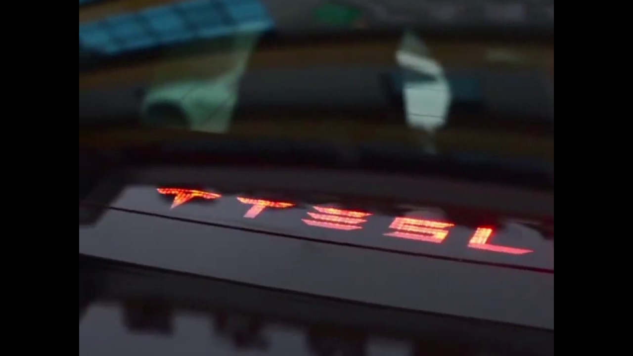 Car Stickers Accessories Decoration For Tesla Model 3 Brake Lights ...