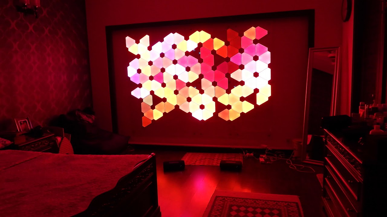 Our own Nanoleaf rhythm scenes - YouTube