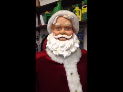 Gemmy Animated Singing & Dancing 5ft Life Size Santa Claus Walmart (5 ...