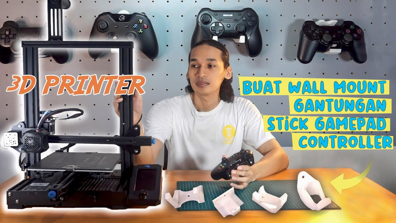 Main Printer 3D Buat Wall Mount Gantungan Untuk Stick Controller ...