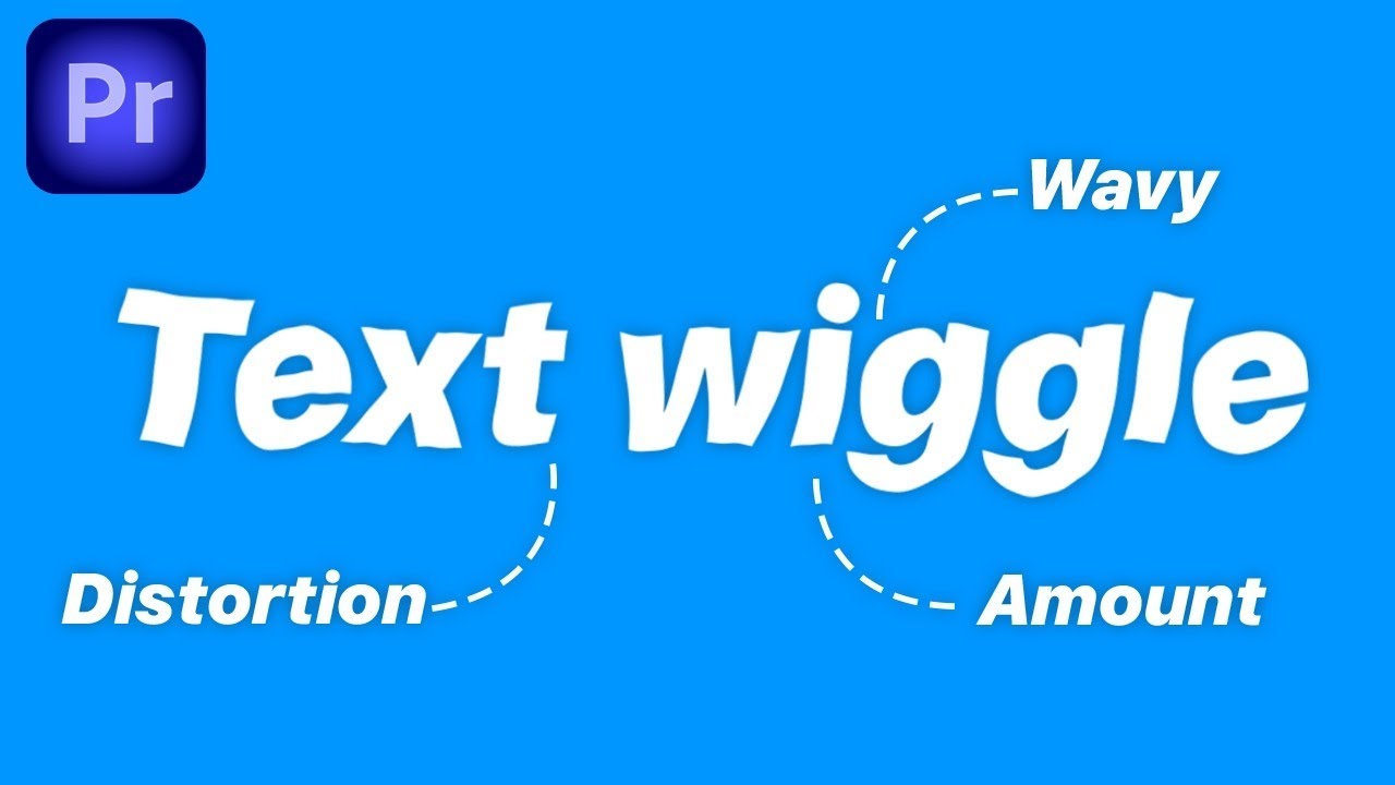 How To Make Text Wiggle Effect in Premiere Pro - YouTube