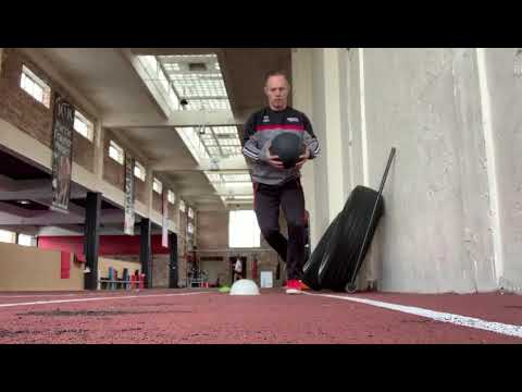 Medball Lateral Jump and Rotational Wall Throw / Jump COD & Medball ...