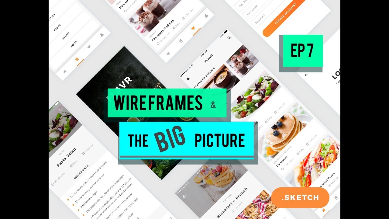 How to make a Food Recipe App with Swift iOS: Ep 7 Basic Screenflow ...