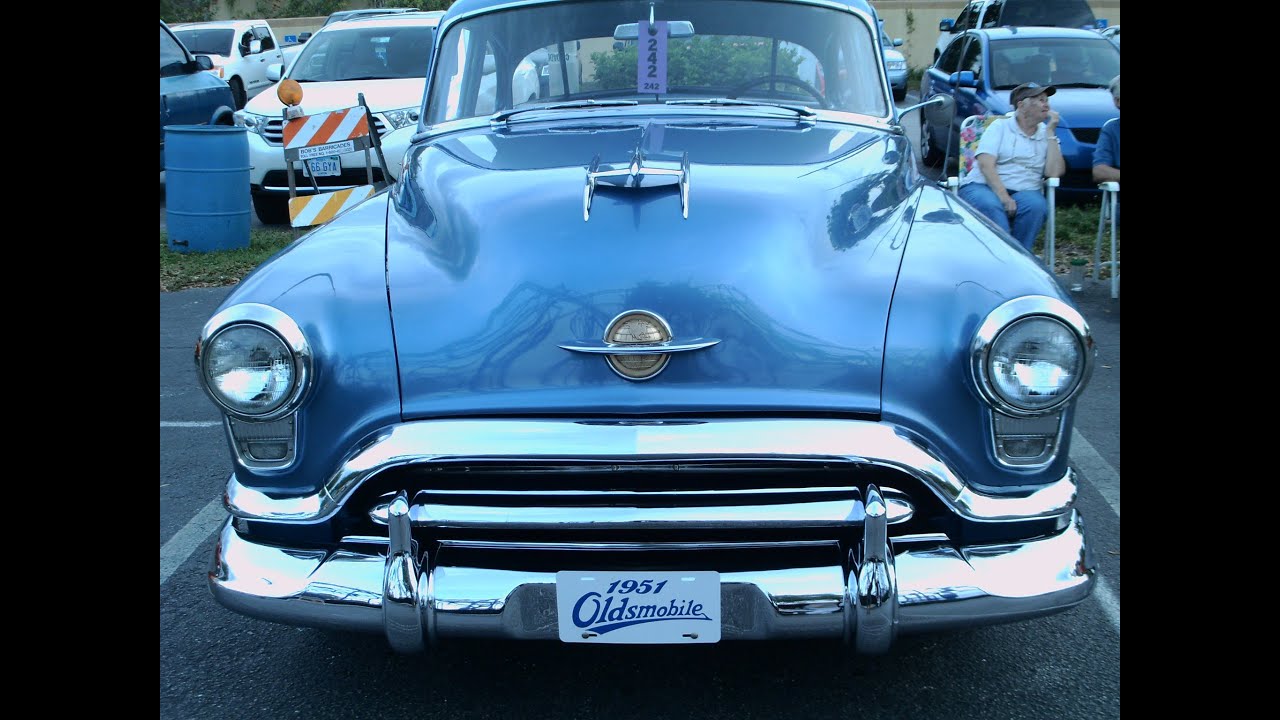 1951 Olds Super 88 Two Door Sedan BluOT032412 - YouTube