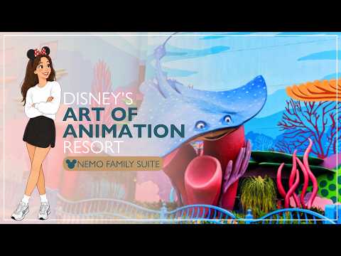 Disney's Art of Animation Resort - Finding Nemo Family Suite Room Tour (Accessible)