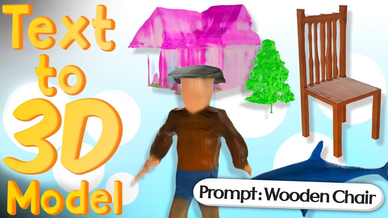 Text to 3D Model AI || Create 3D Models Using Only Text in Seconds 😃 ...