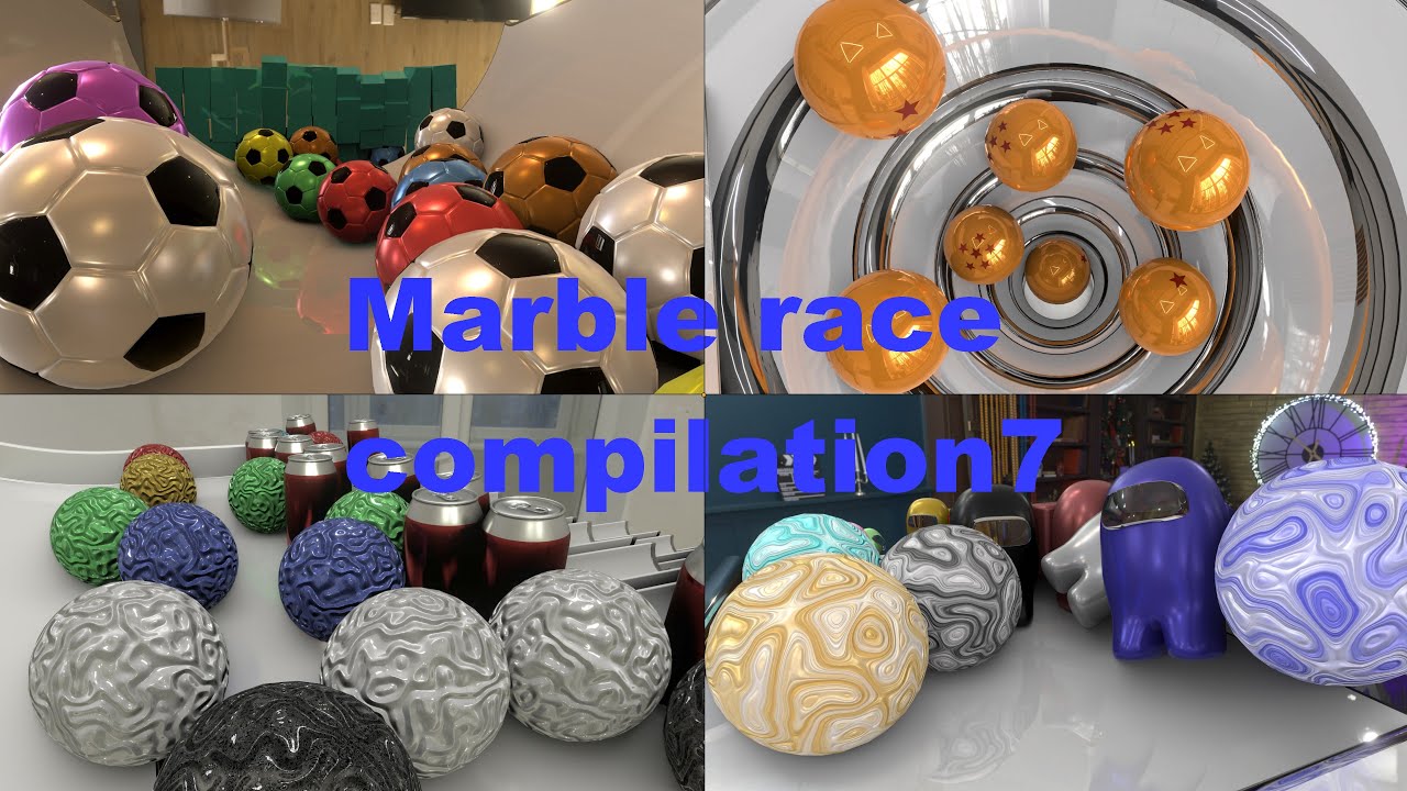 Marble race compilation7 - YouTube