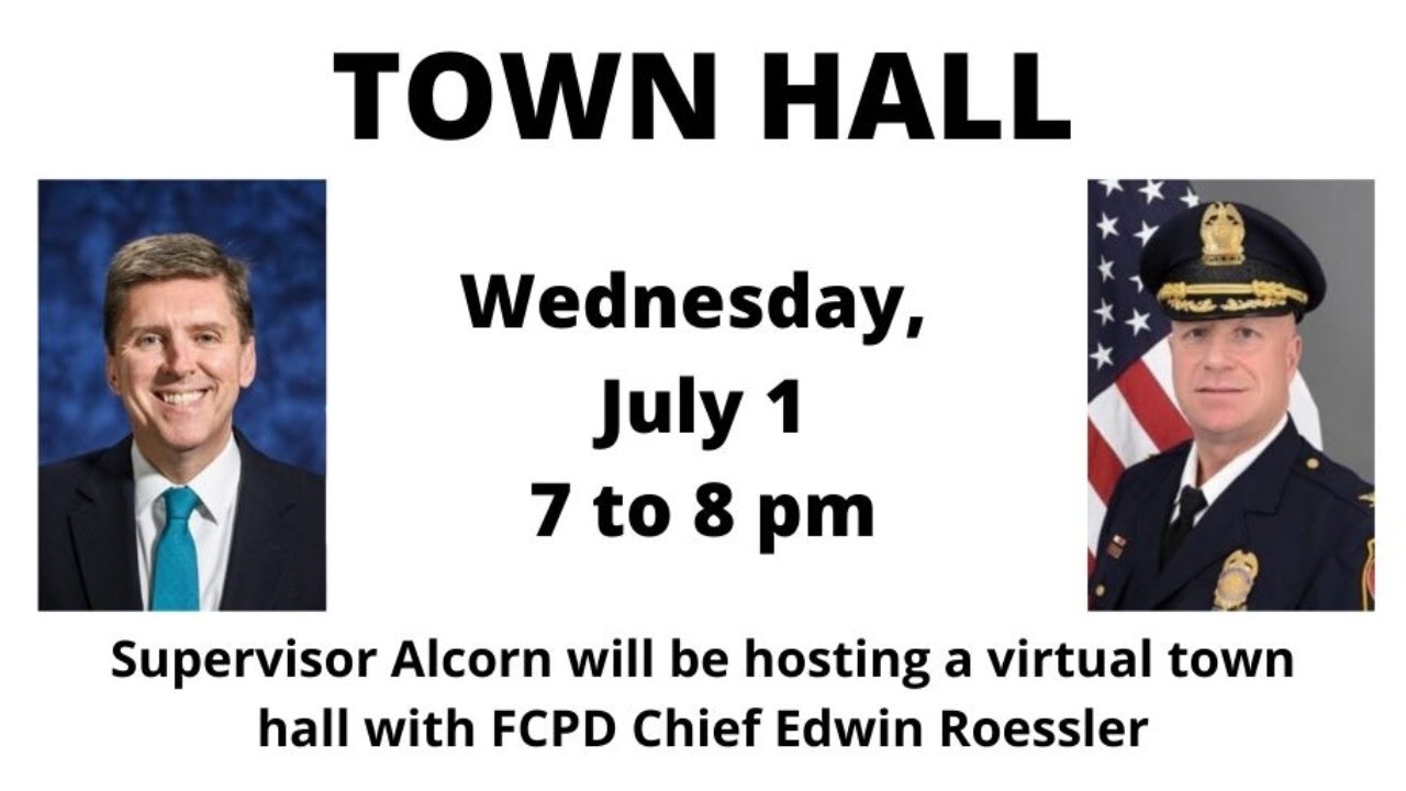 July 1, 2020 Town Hall With FCPD Chief Edwin Roessler - YouTube