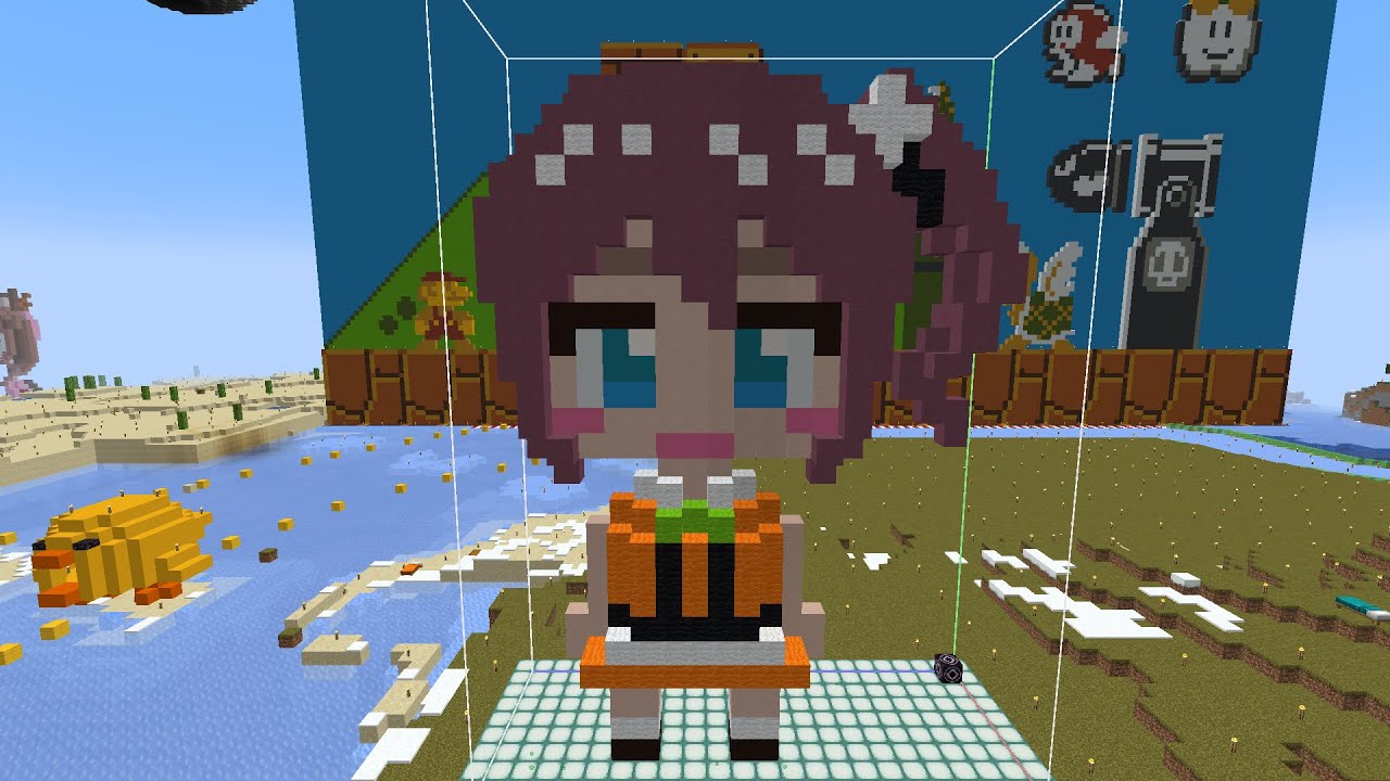 How to make hololive Natsuiro Matsuri with Minecraft - YouTube