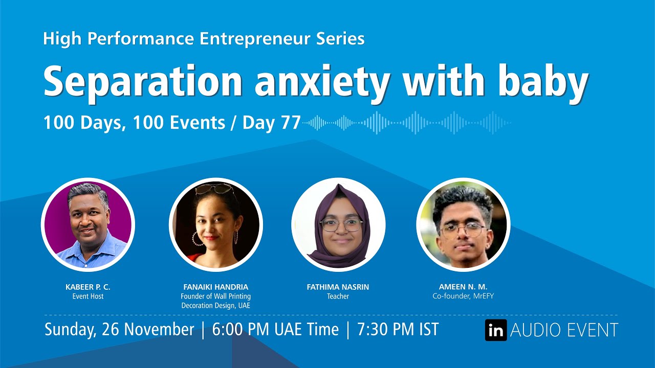 HPE Series Day 77: Separation anxiety with baby - YouTube