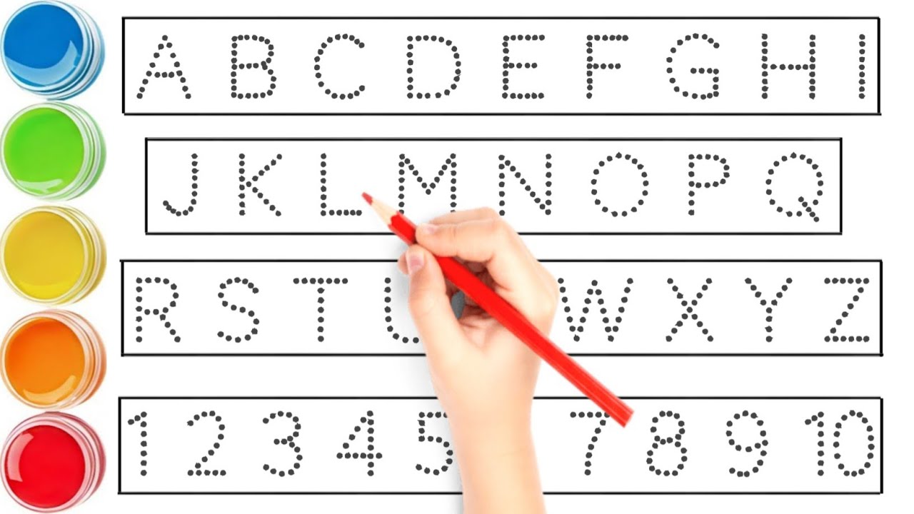 ABCD Alphabets Counting for Kids।ABCD Capital aur Small Letters ...