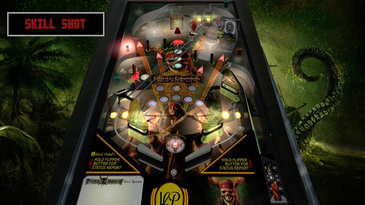 Pirates of the Caribbean Dead Man's Chest ZIZZLE Pinball VPX - YouTube