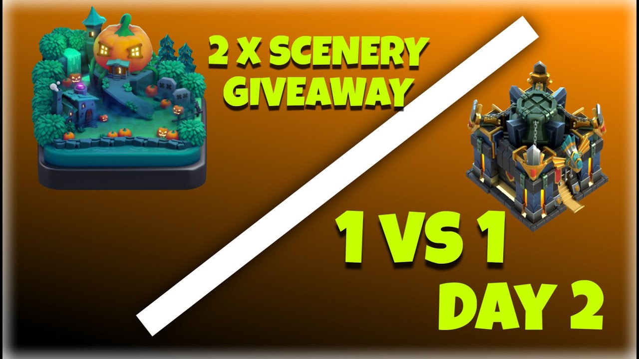 GIVEAWAY | 1VS1 DAY 2 | SUPERCELL UNIVERSE #clashofclans - YouTube