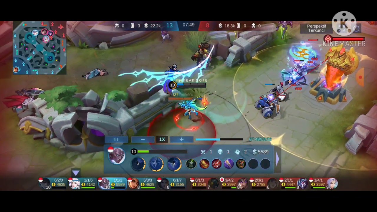 Gameplay Karrie Gold Lane Dijamin Auto Savage 😎 Youtube