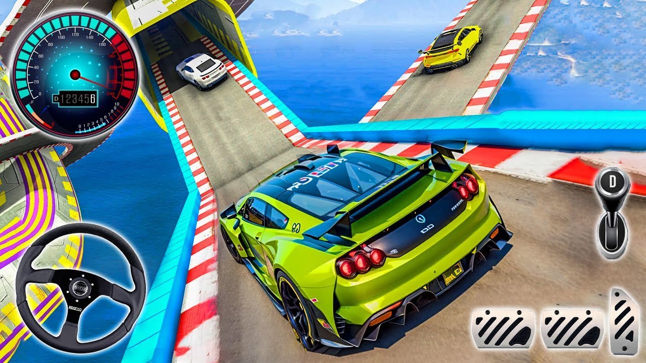Ramp Racing Car Stunt || Car Racing 3d Android Gameplay (@King-Games ...